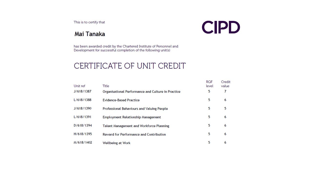 イギリスの資格制度とCIPD Associate Diploma ～Voice！for HRM Vol.106 CIPD Level5体験記～ - SSKC HRM